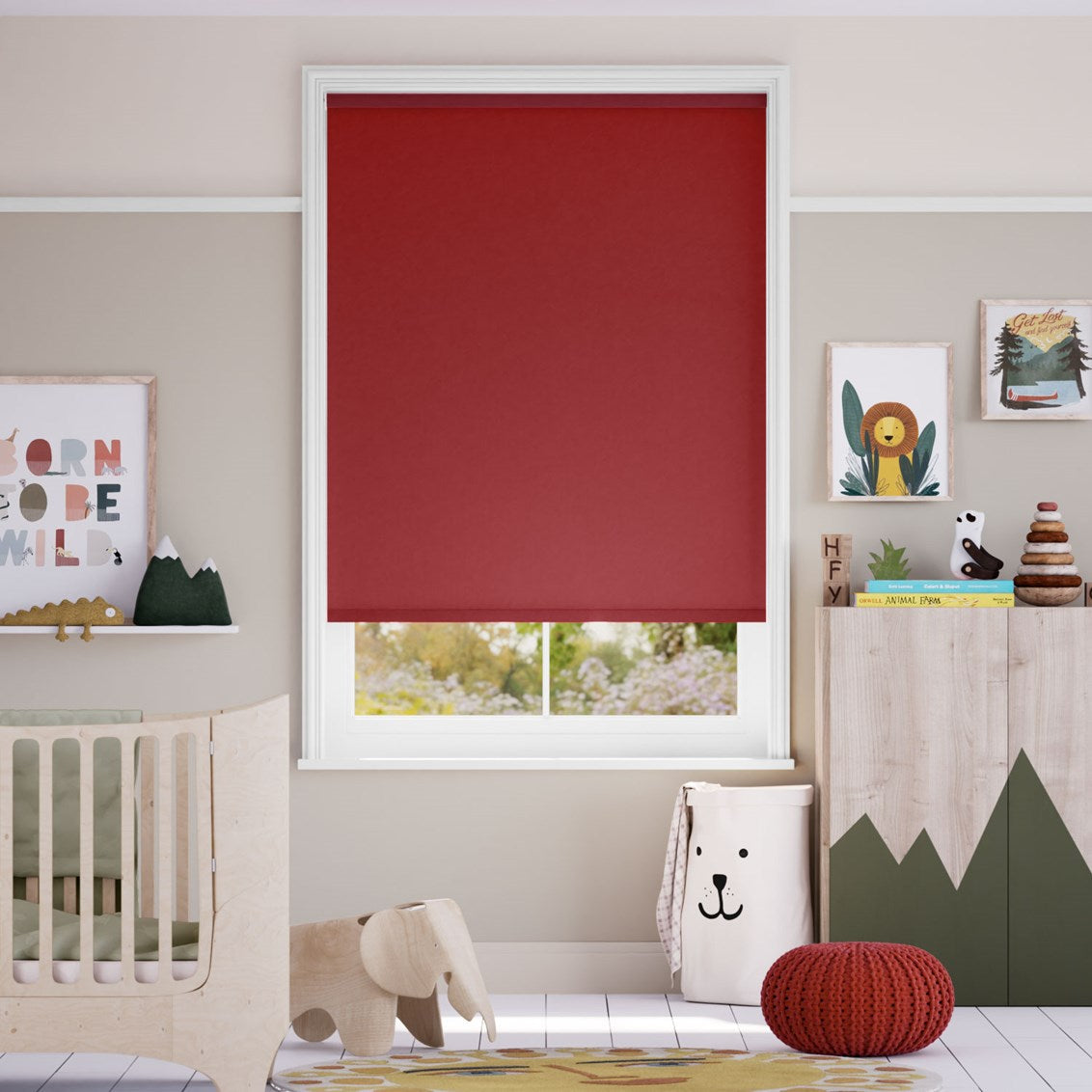 Red Children's Blinds | Made to Measure | Blinds 2go Ireland