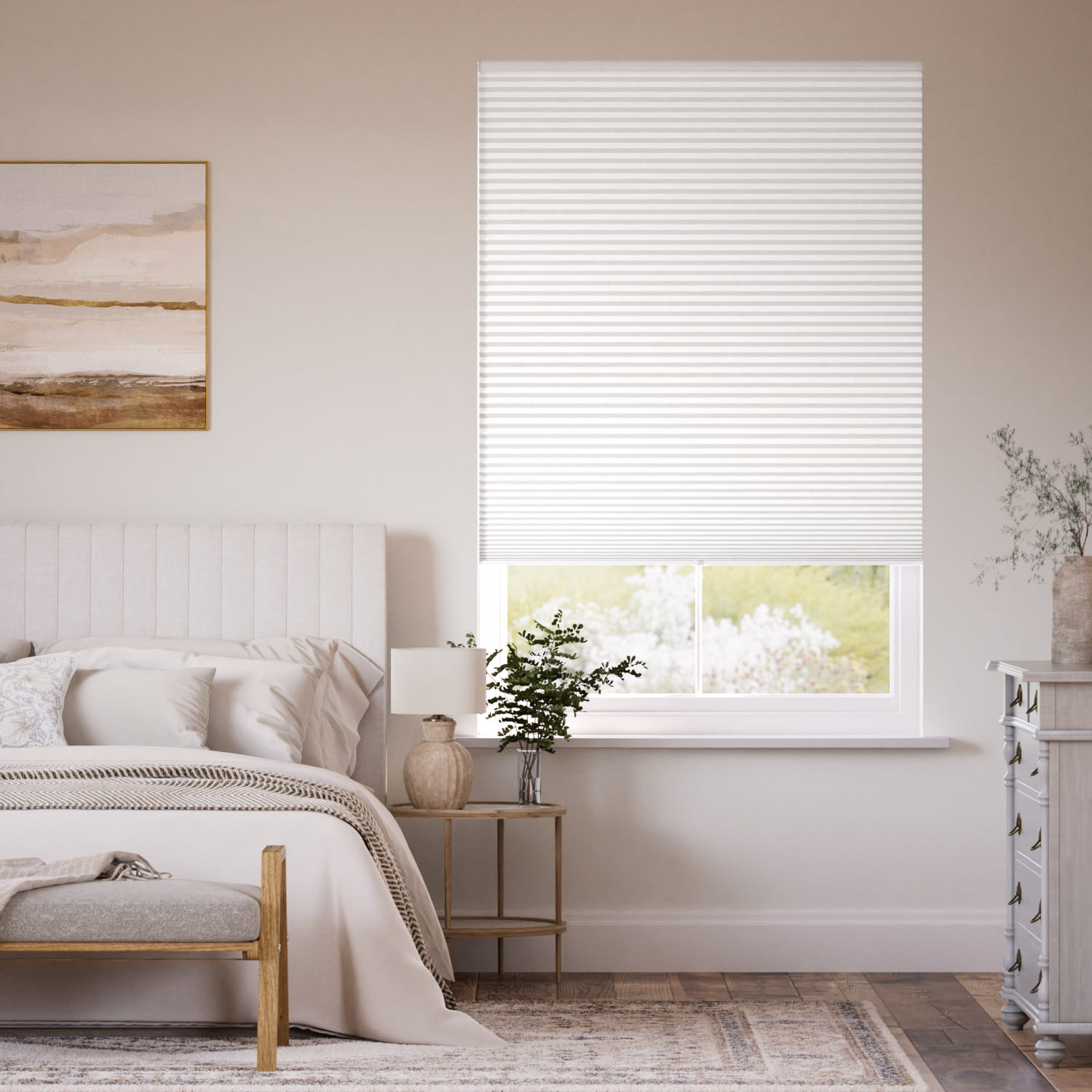 DuoShade-Max Cordless Cotton White Thermal Blind | Blinds 2go Ireland