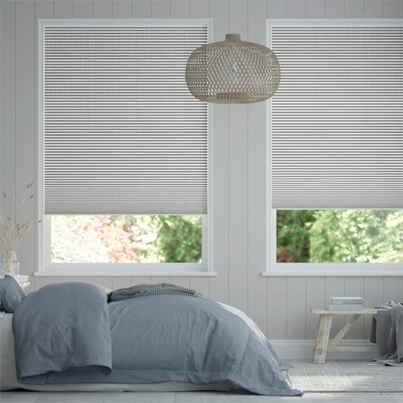 DuoShade Cordless Mosaic Cool Grey Thermal Blind | Blinds 2go