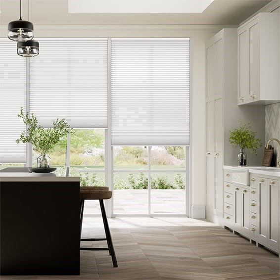 DuoLight Stack Cordless Frost Thermal Blind | Blinds 2go Ireland