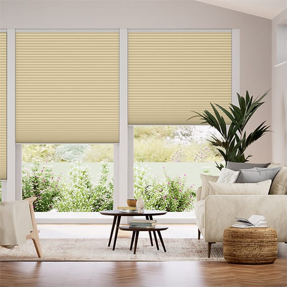 DuoShade Stack Cordless Dune Thermal Blind | Blinds 2go Ireland