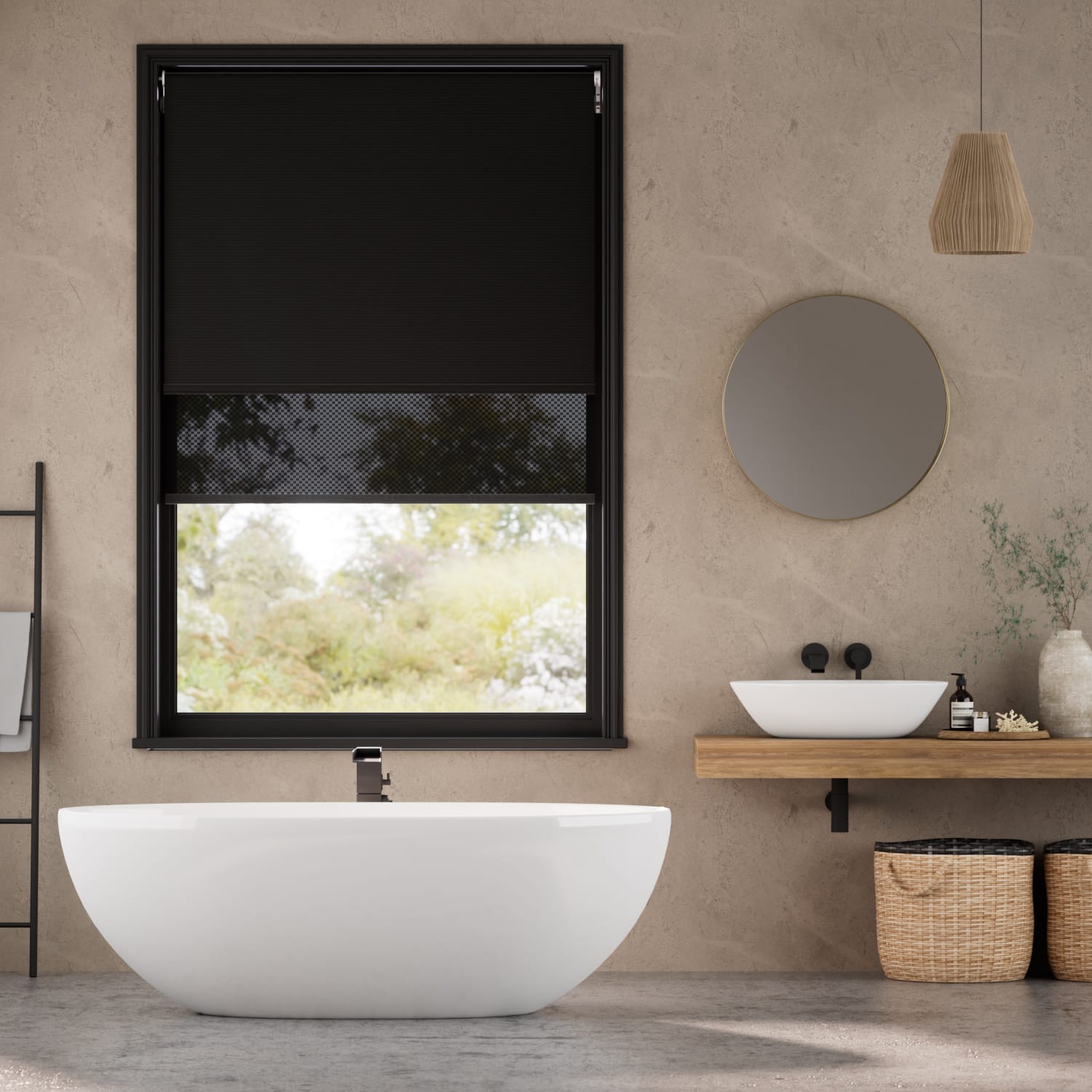 Twist2Go Atom Jet Double Roller Blind | Blinds 2go Ireland