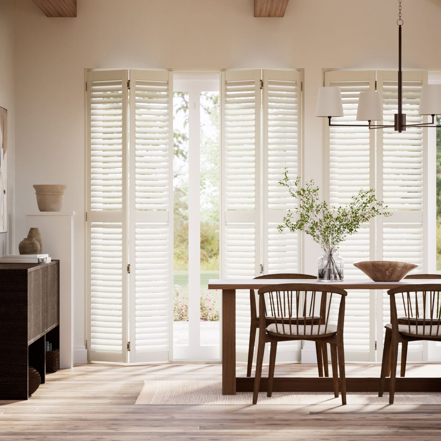 San Jose Premium Medici Ivory Shutter Blinds | Blinds 2go
