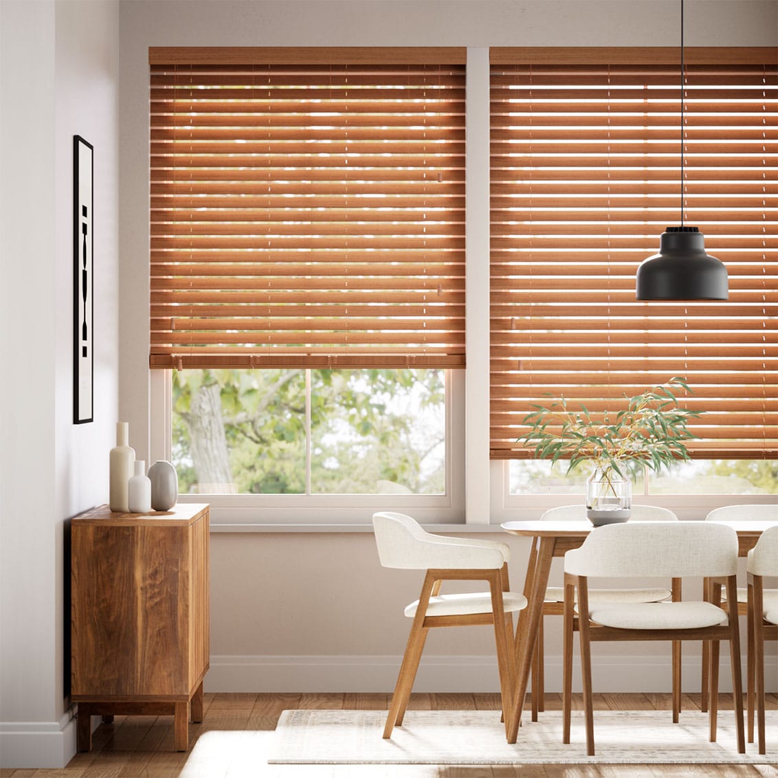 Warm Oak Faux Wood Blind | Blinds 2go