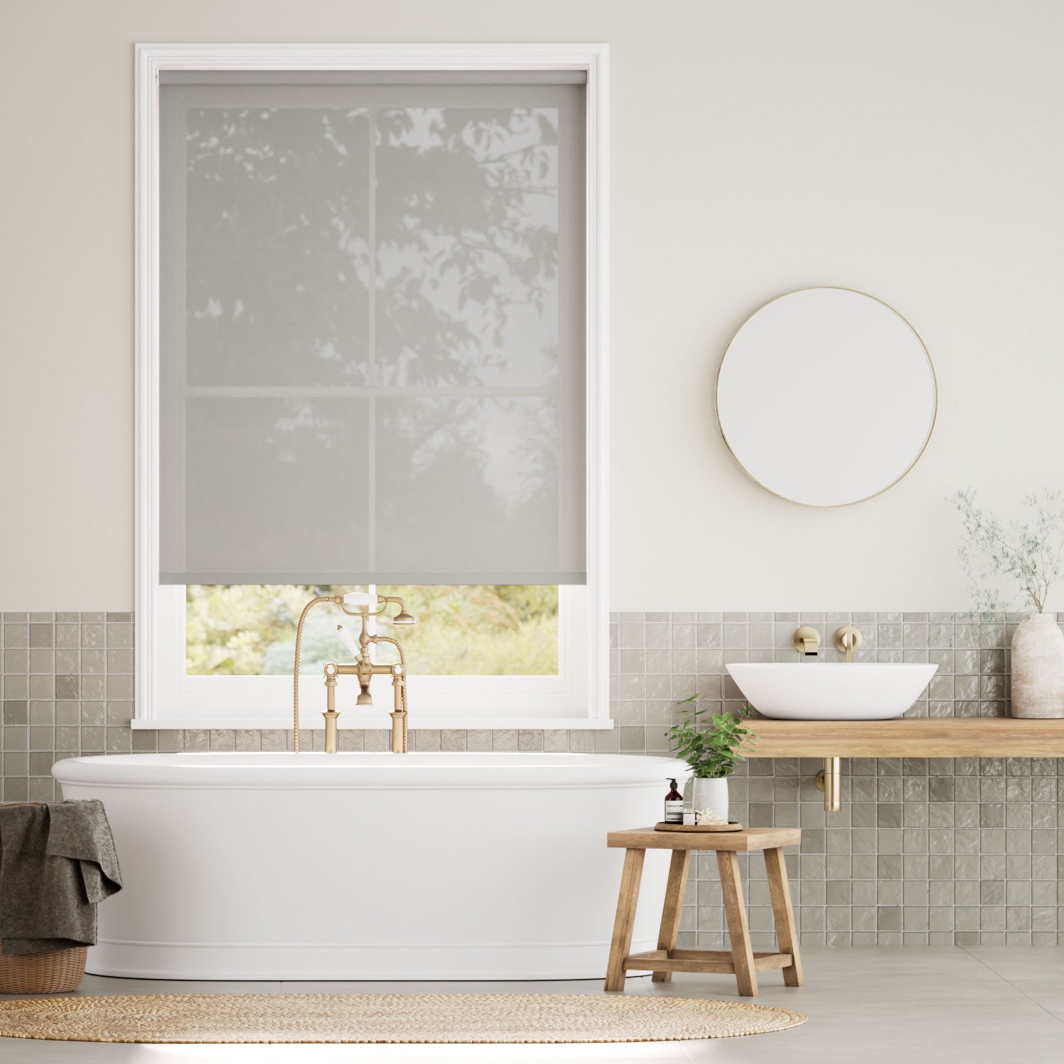 Oracle Pebble Magic Screen Roller Blind | Blinds 2go Ireland