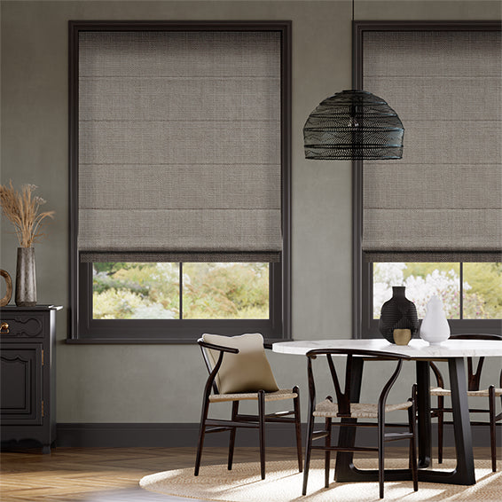 Etta Hawthorn Grey Roman Blind | Blinds 2go