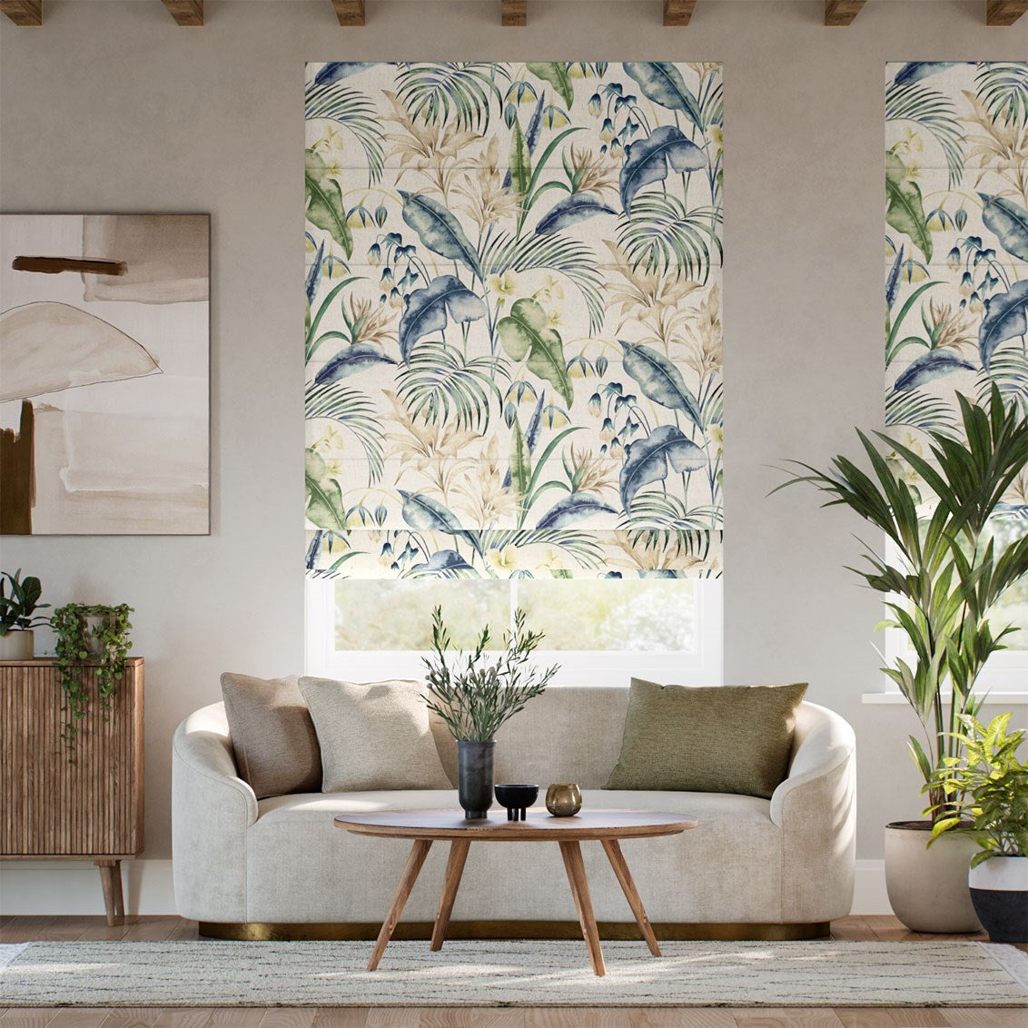 Cedella Azure Roman Blind | Blinds 2go