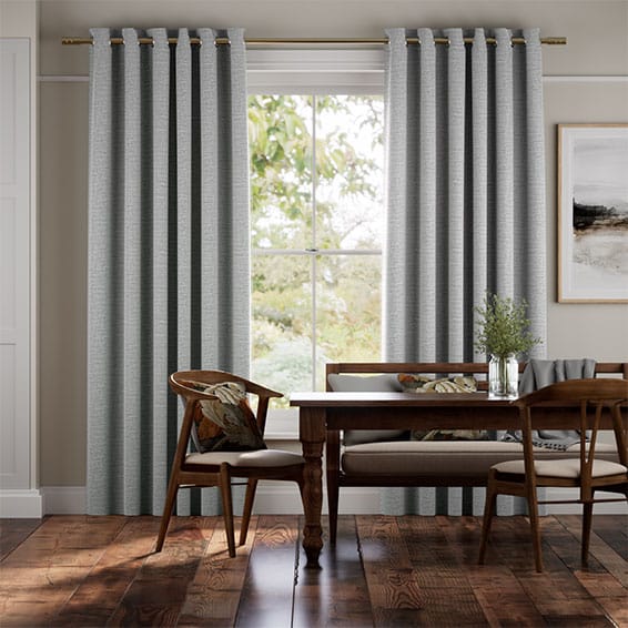 Alessio Graphite Curtains | Blinds 2go Ireland