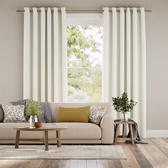 Elodie Classic White Curtains | Blinds 2go