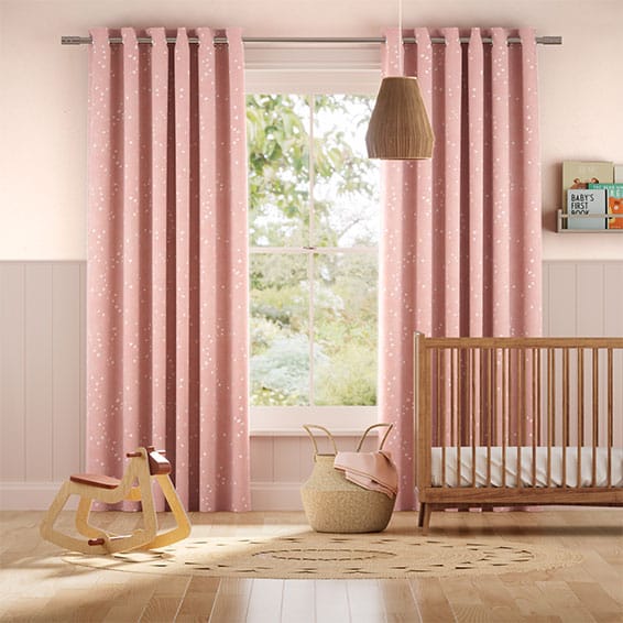 Star Gazing Pink Curtains | Blinds 2go