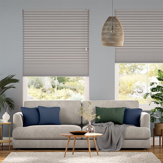 Double DuoLight Matte Grey Duo Blind | Blinds 2go Ireland
