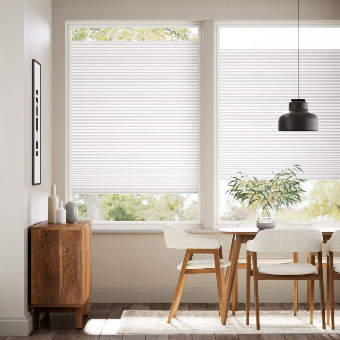 PerfectFIT DuoShade Cloud White Thermal Blind | Blinds 2go Ireland