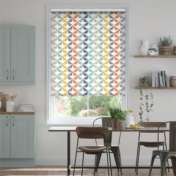 Electric Lintu Birds Fruit Punch Roller Blind | Blinds 2go